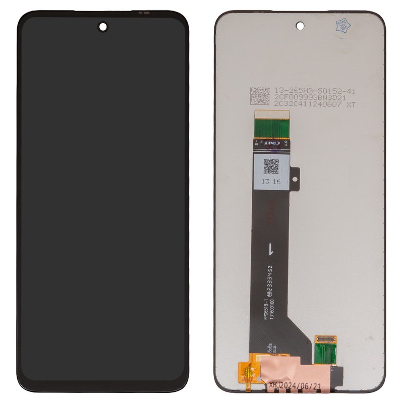 LCD compatible with Motorola Moto G13, Moto G23 XT2333, (black, without ...
