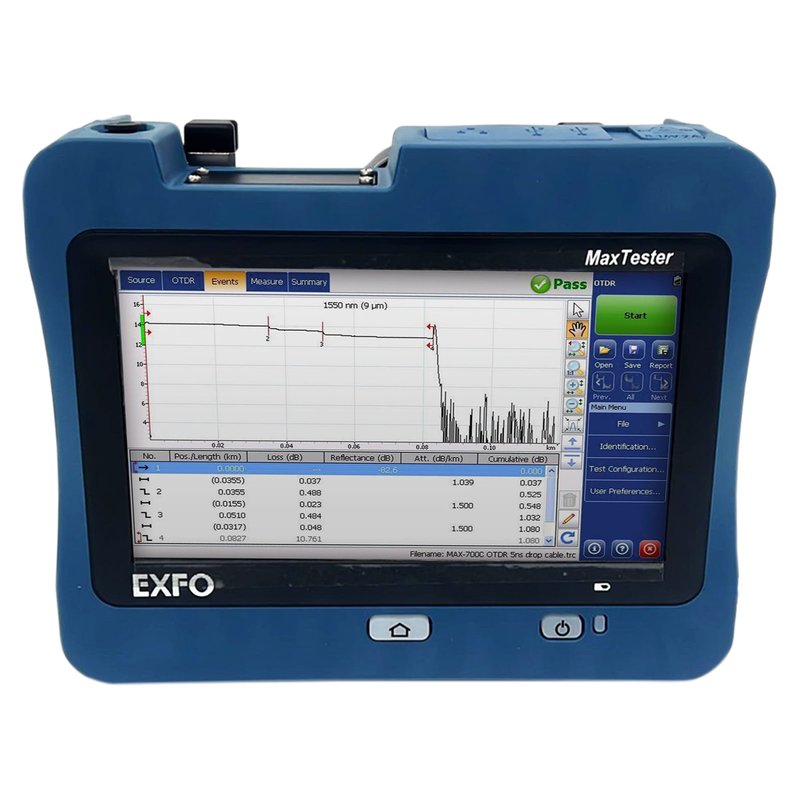 Оптический рефлектометр EXFO MAXTESTER MAX-730C-SM2 - Masteram